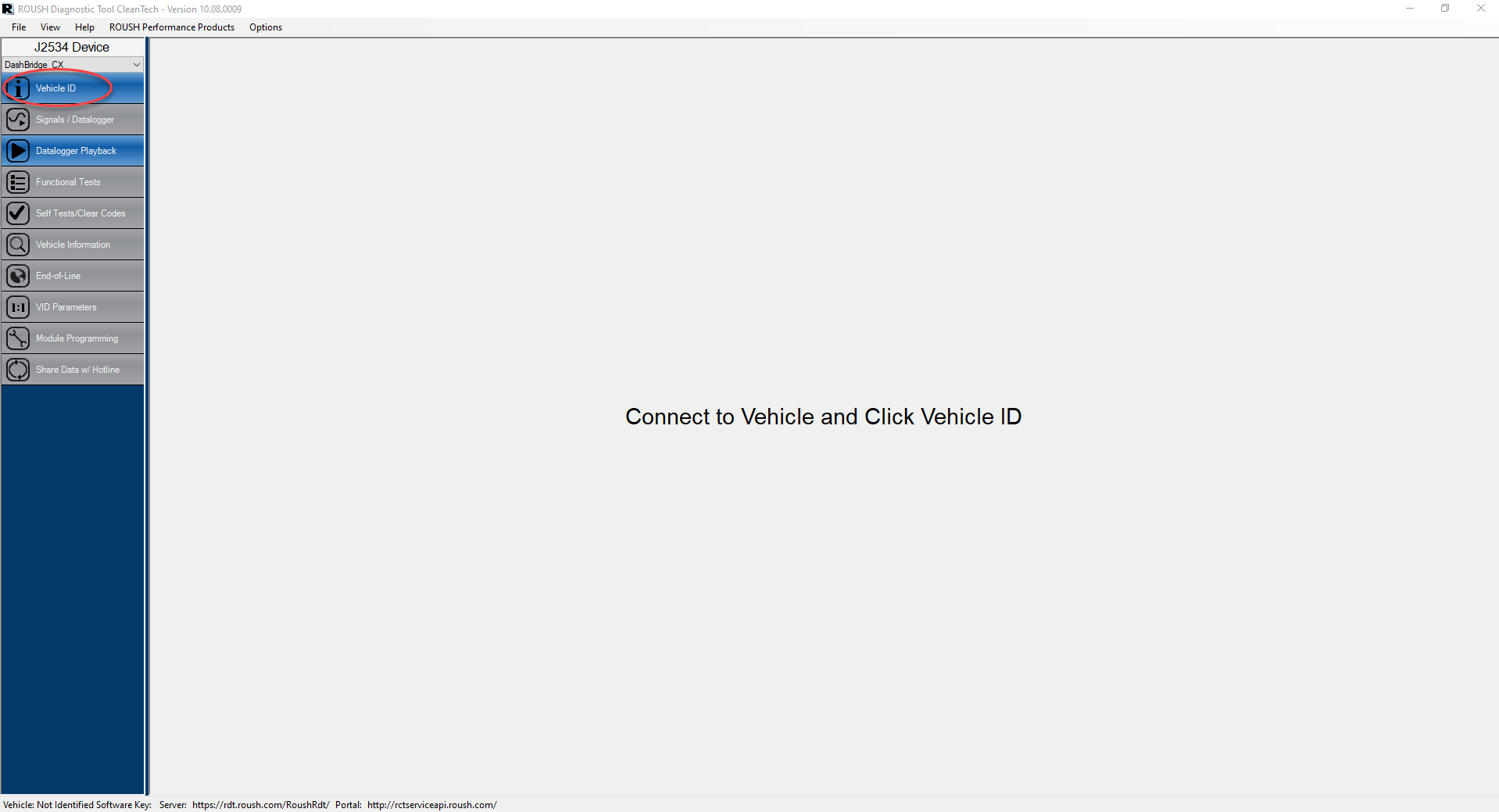 ROUSH Diagnostic Tool (RDT) - Clearing DTC Codes