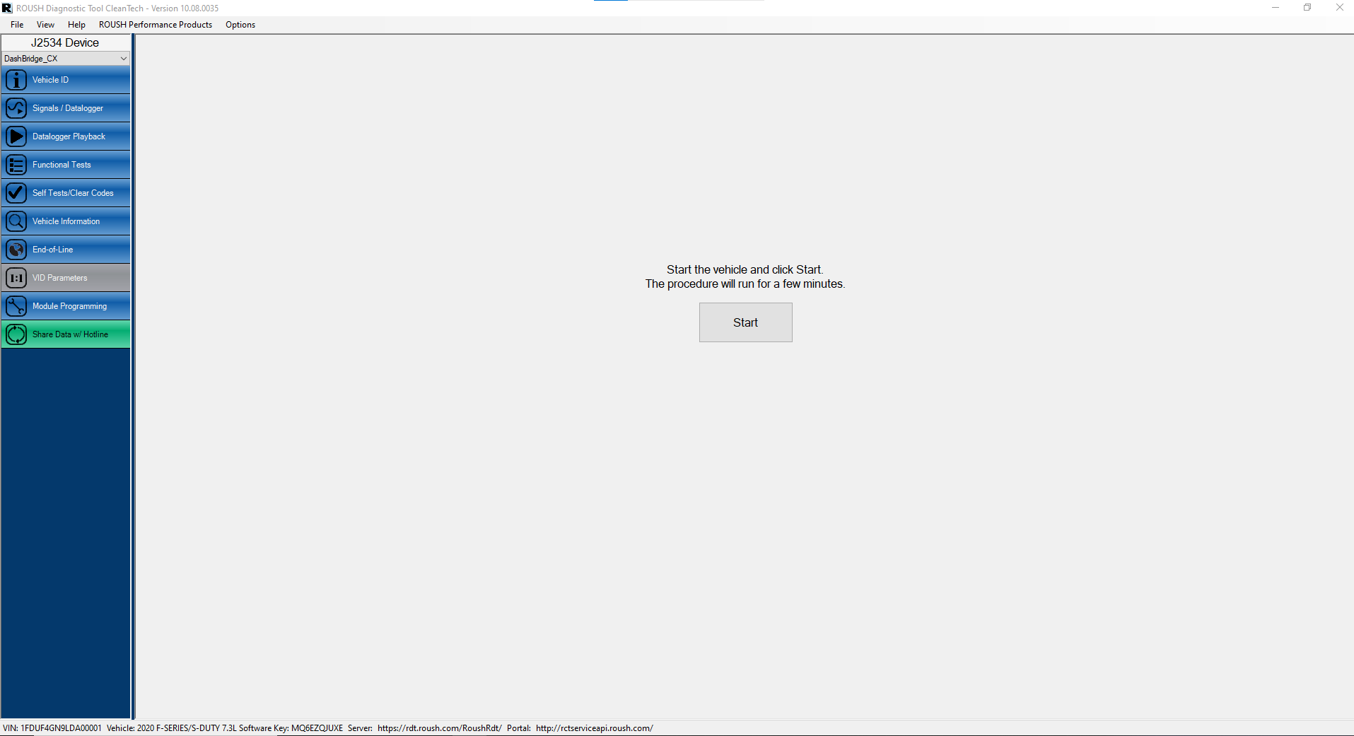 ROUSH Diagnostic Tool (RDT) - How to Run a Hotline Report