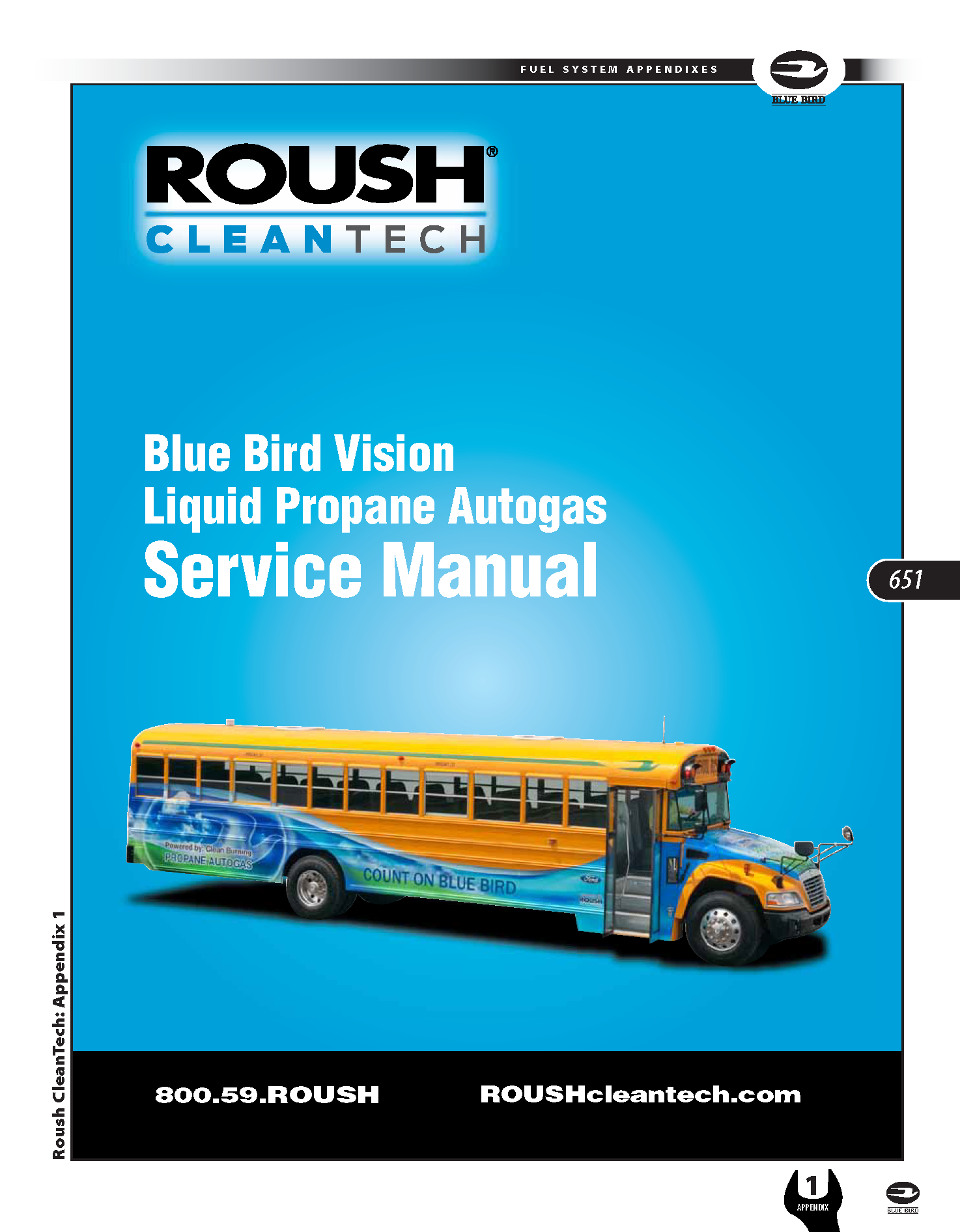 Gen 3 Blue Bird Vision Service and Diagnostic Manual